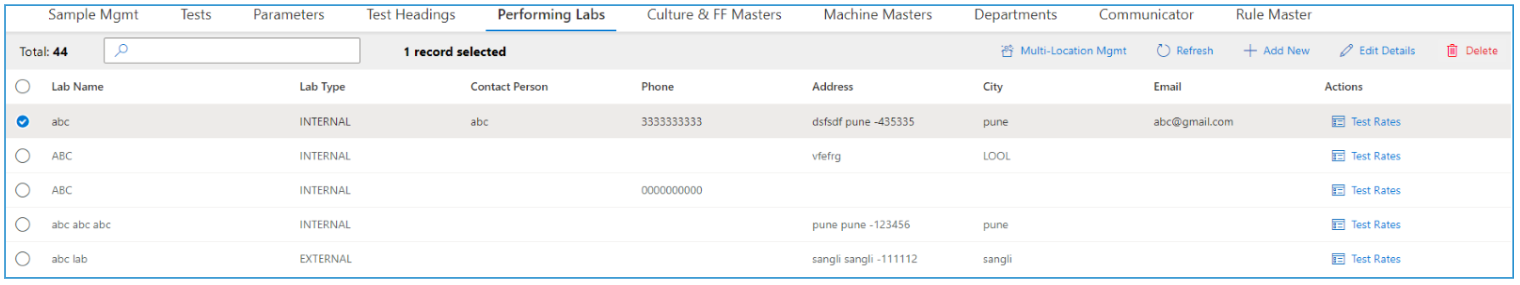 Performing Lab – Nextra