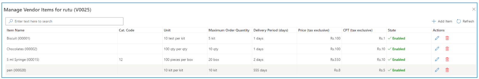 Vendor Master Fields – Nextra